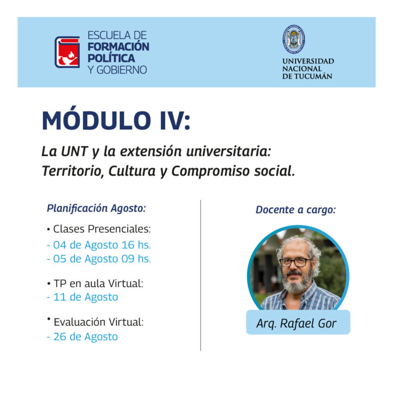 TRAYECTO DE FORMACIÓN POLÍTICA MÓDULO IV.